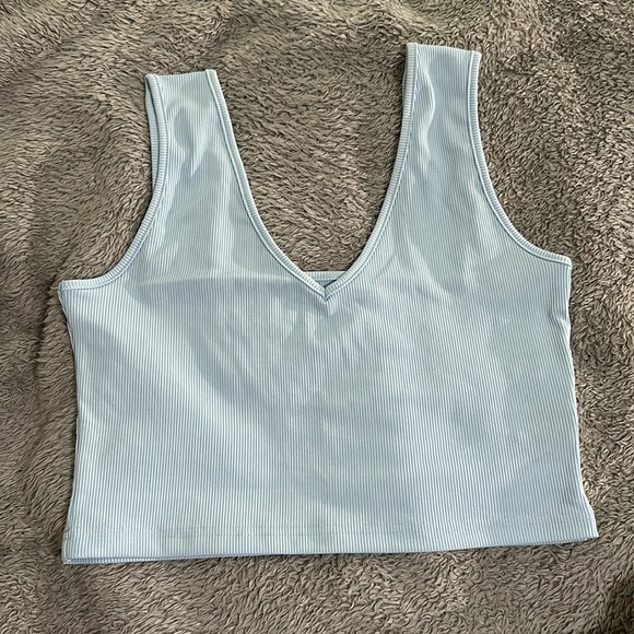 SHEIN | Tops | Super Cute Baby Blue Shien Top | Poshmark